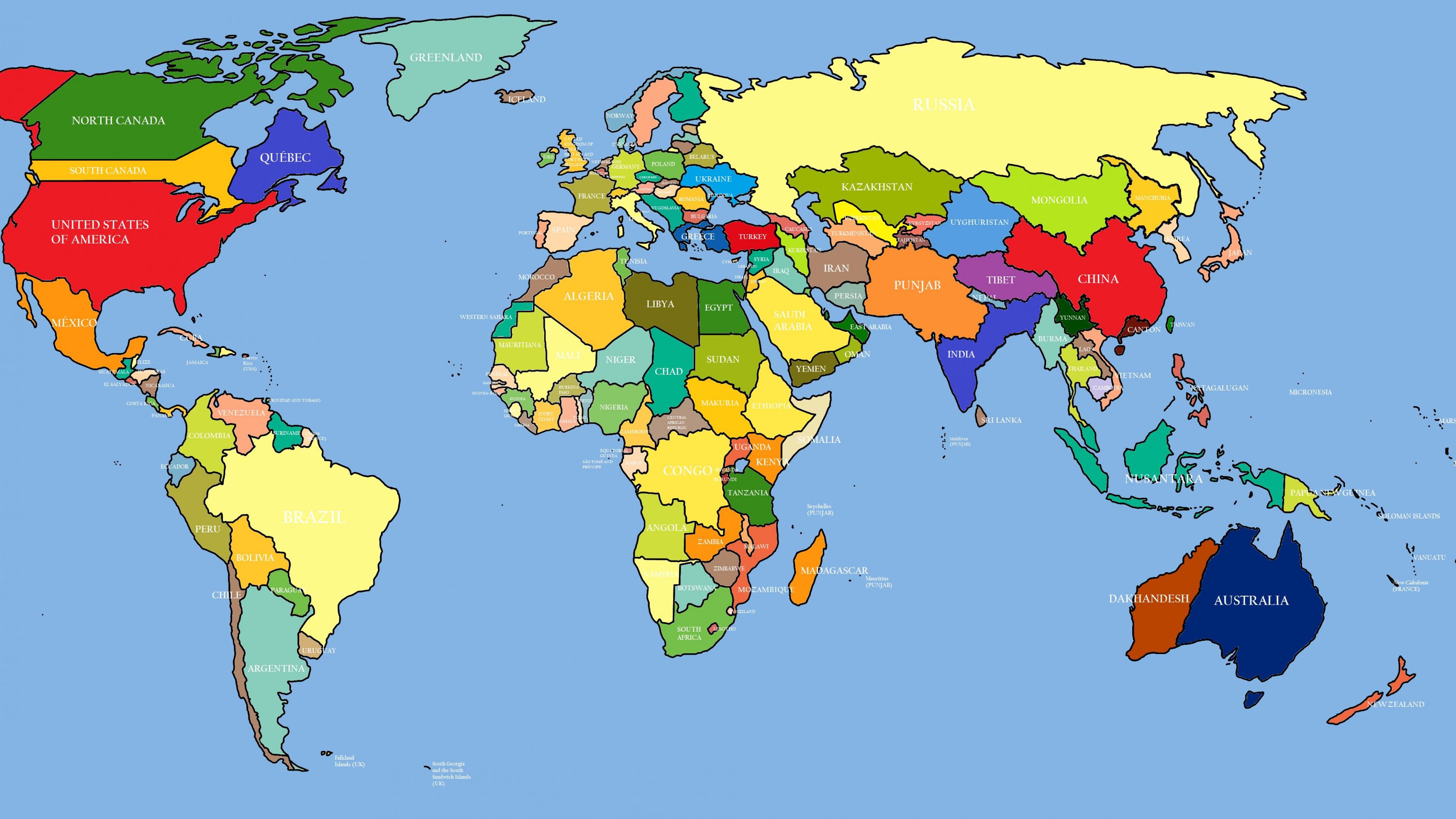 High Resolution World Map Wallpapers - Top Free High Resolution World ...