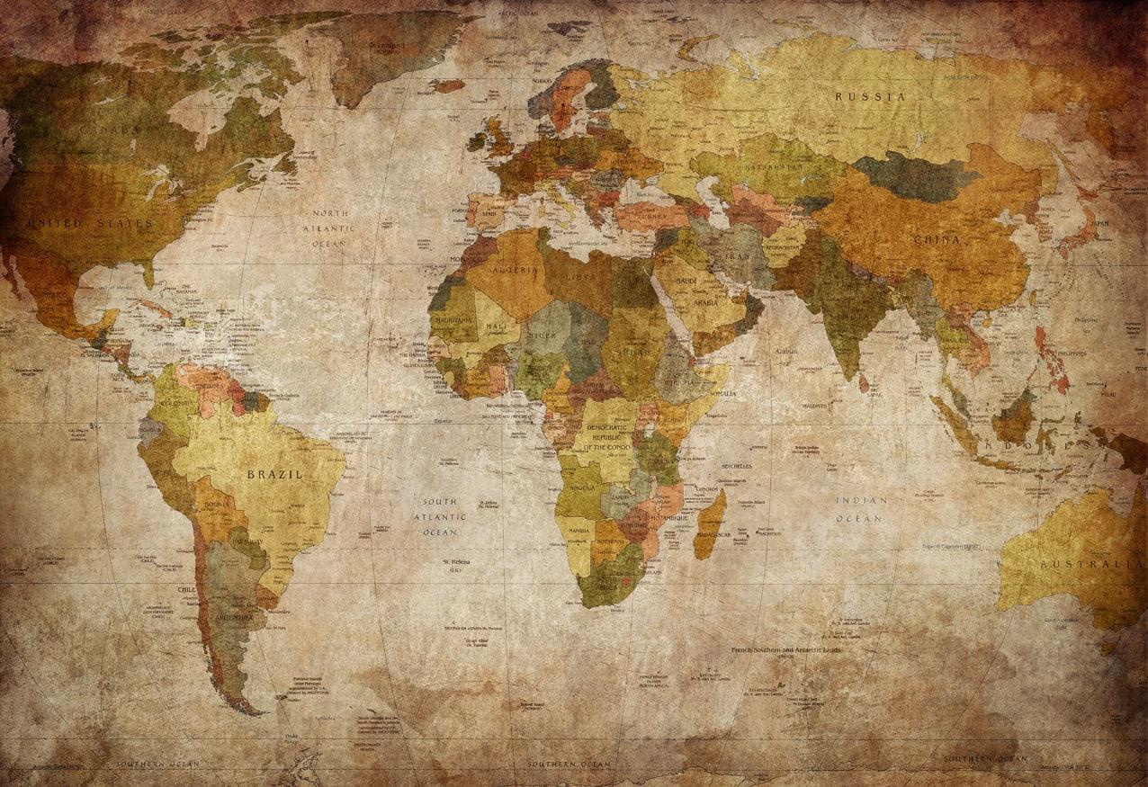 High Resolution World Map Wallpapers - Top Free High Resolution World ...