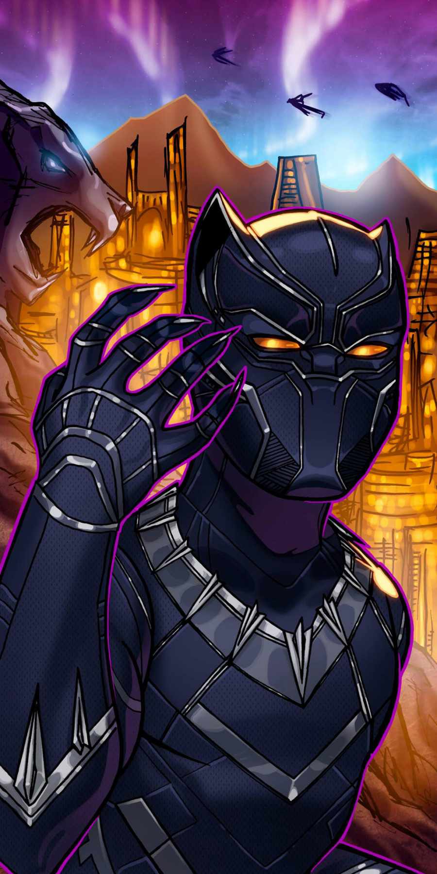 Wakanda Cartoon Wallpapers - Top Free Wakanda Cartoon Backgrounds ...