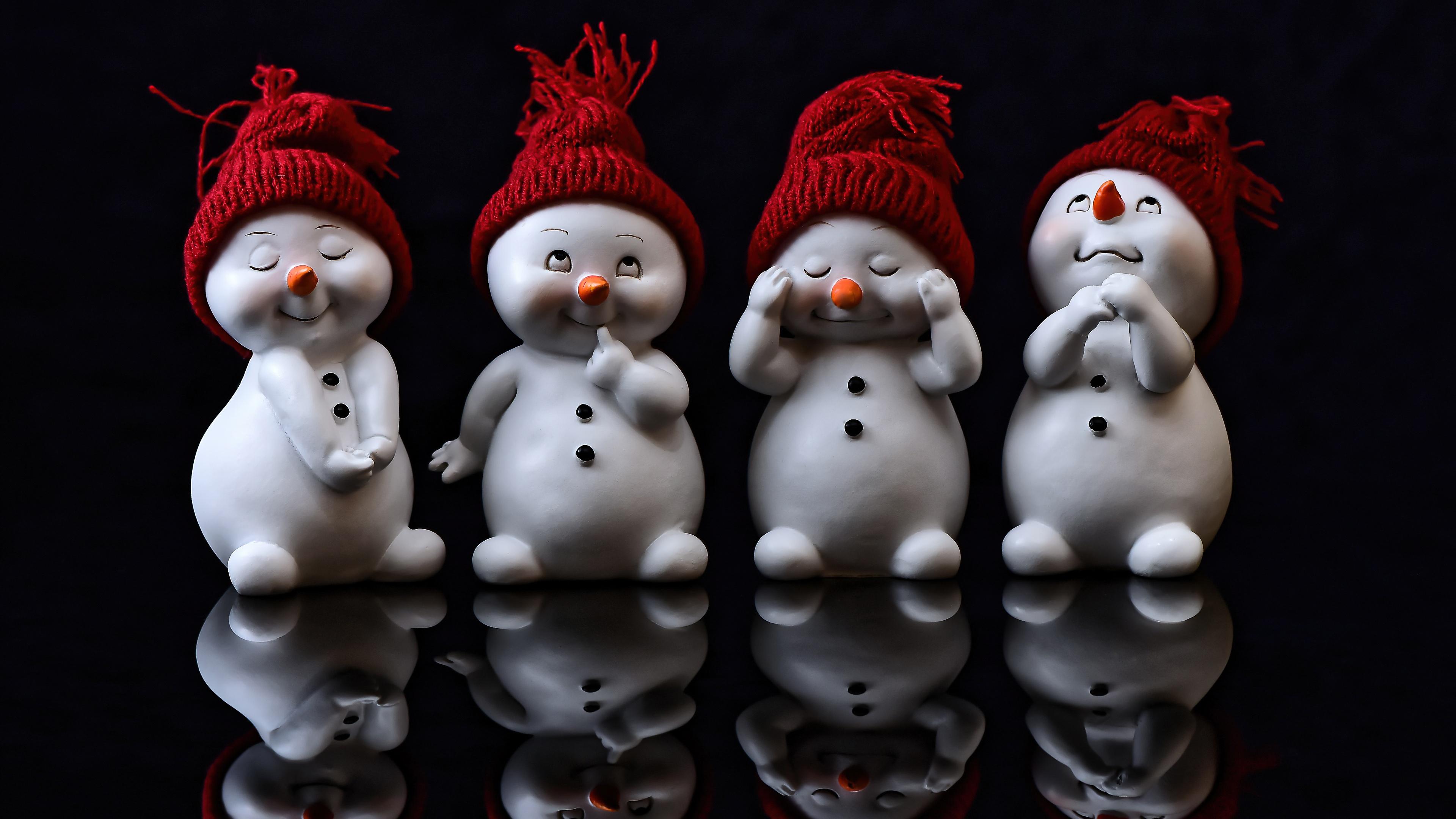Snowman 4K Wallpapers - Top Free Snowman 4K Backgrounds - WallpaperAccess