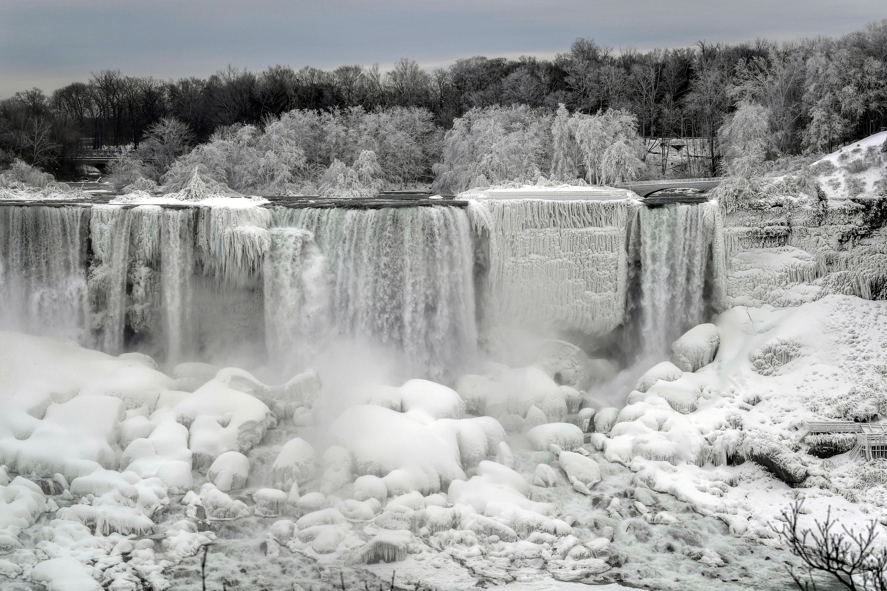 Niagara Falls Winter Wallpapers - Top Free Niagara Falls Winter ...