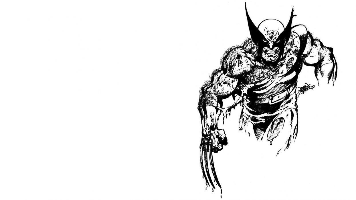 Wolverine Black and White Wallpapers - Top Free Wolverine Black and ...