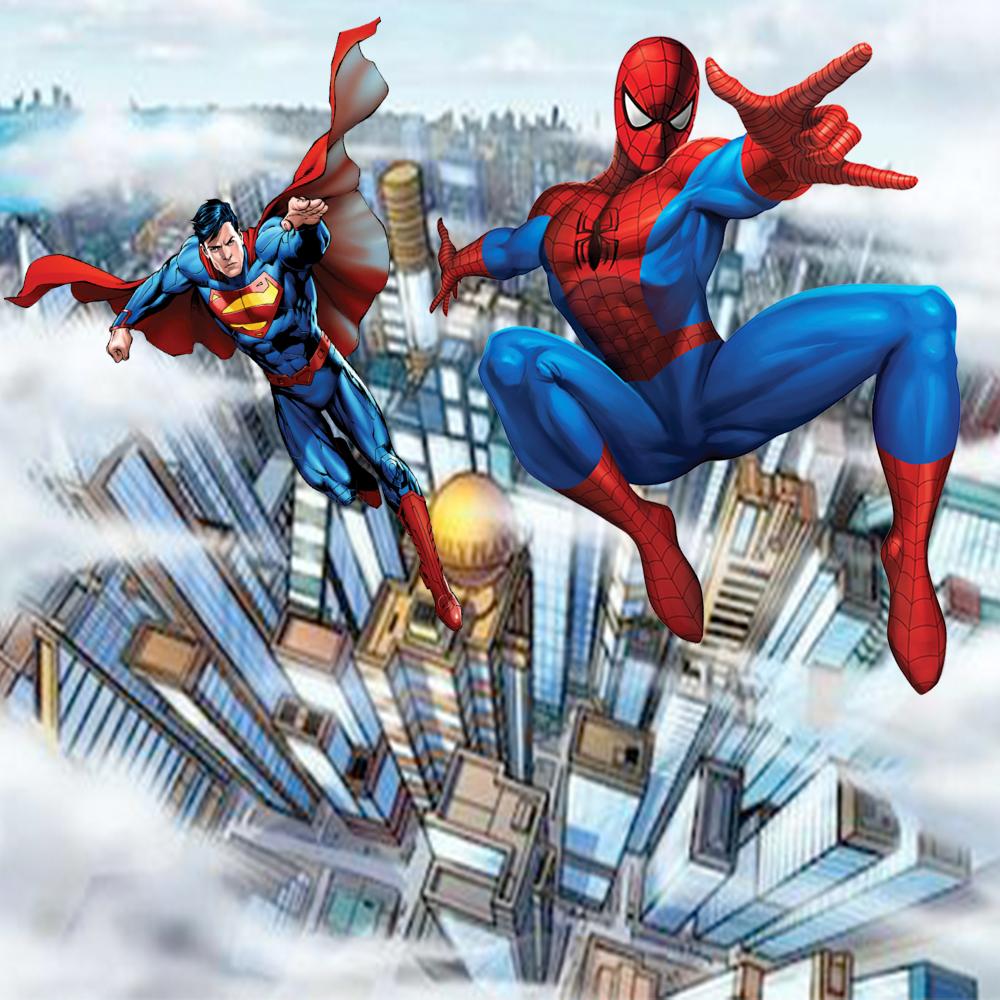 Superman Vs Spiderman Wallpapers Top Free Superman Vs Spiderman