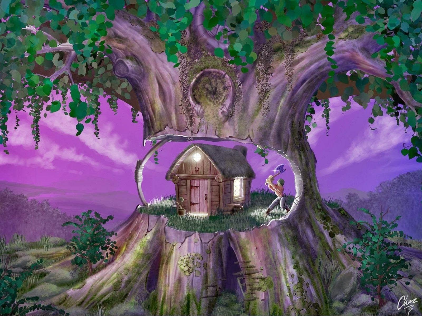 Cartoon Tree House Wallpapers - Top Free Cartoon Tree House Backgrounds ...