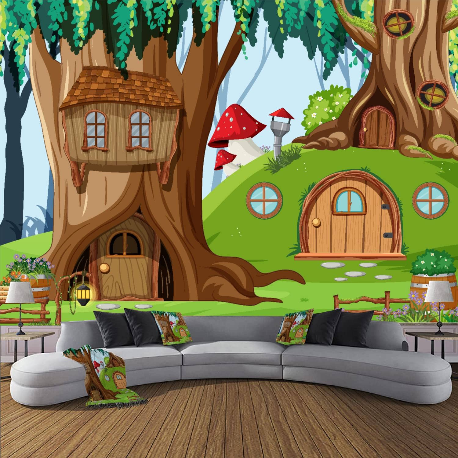 Cartoon Tree House Wallpapers - Top Free Cartoon Tree House Backgrounds ...