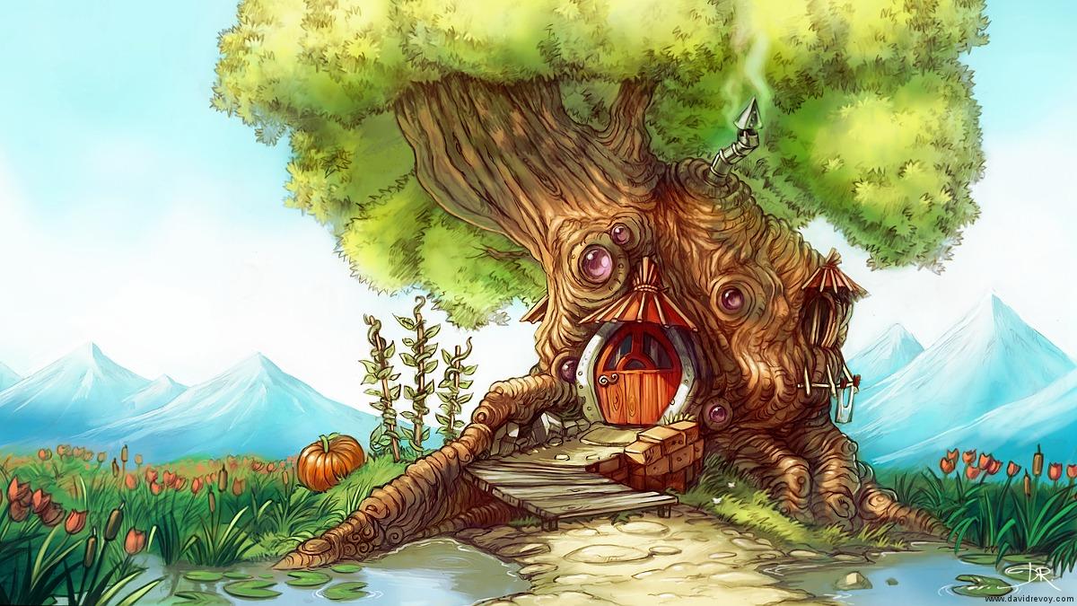 Cartoon Tree House Wallpapers - Top Free Cartoon Tree House Backgrounds ...