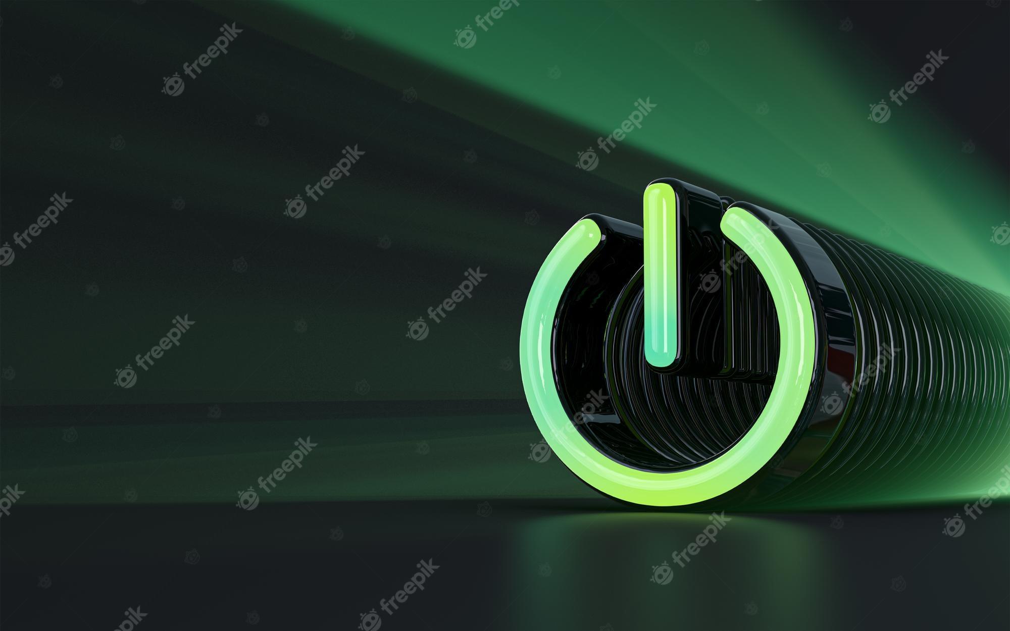 Green Power Button Wallpapers - Top Free Green Power Button Backgrounds ...