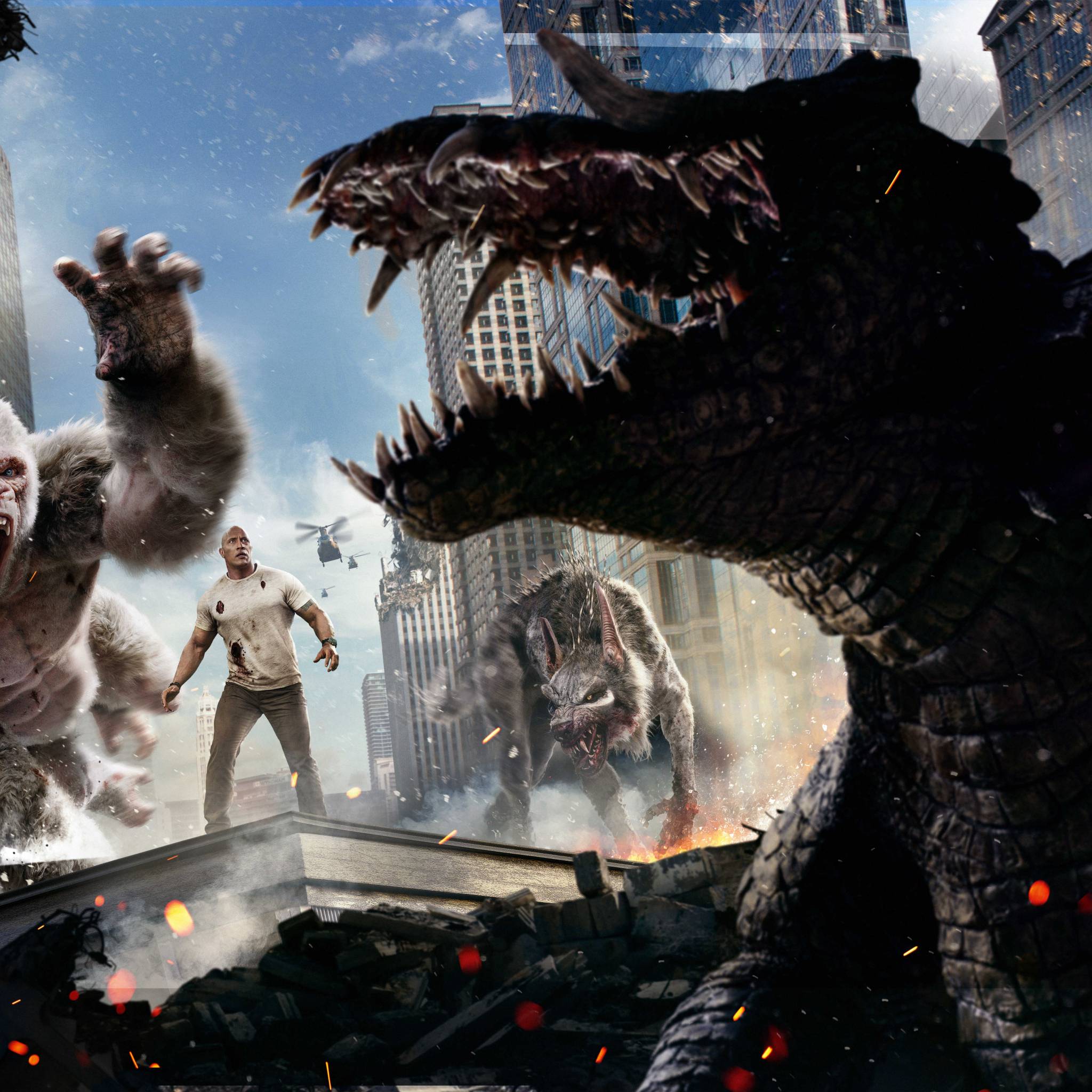 Dwayne Johnson Rampage Wallpapers - Top Free Dwayne Johnson Rampage ...