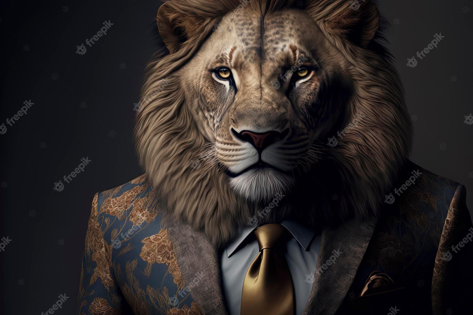Lion In Suit Wallpapers - Top Free Lion In Suit Backgrounds ...