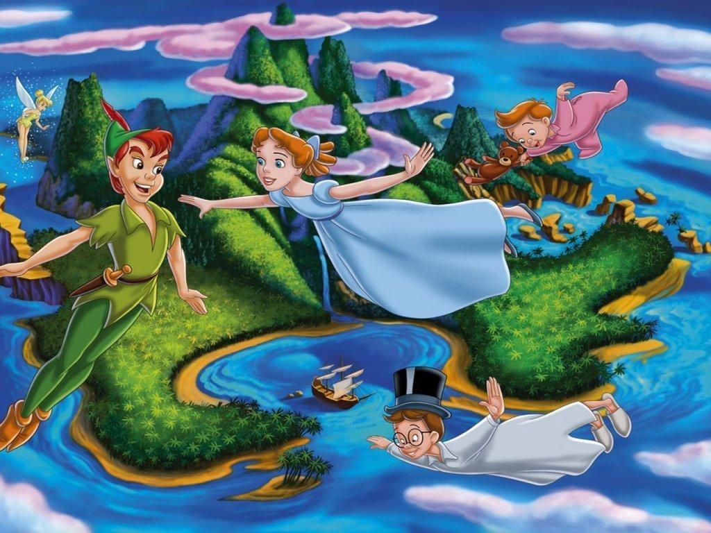 Peter Pan Cartoon Wallpapers - Top Free Peter Pan Cartoon Backgrounds ...