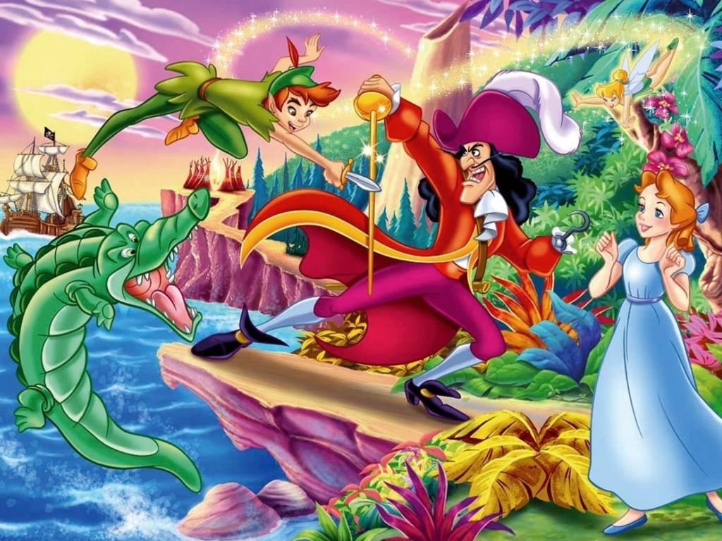 Peter Pan Cartoon Wallpapers - Top Free Peter Pan Cartoon Backgrounds ...