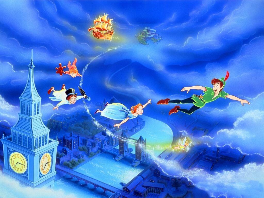Peter Pan Cartoon Wallpapers - Top Free Peter Pan Cartoon Backgrounds ...