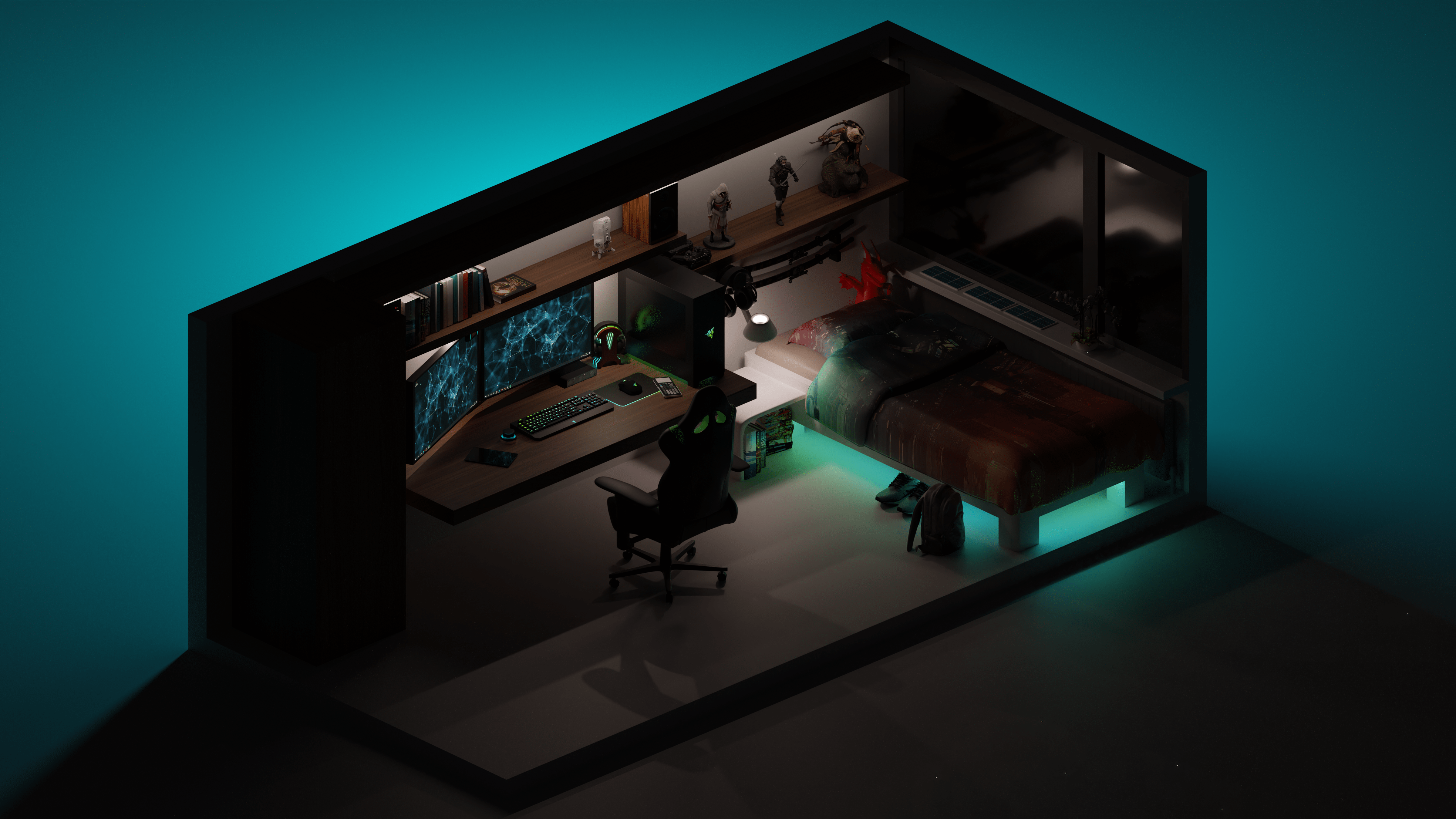 Razer Room Wallpapers - Top Free Razer Room Backgrounds - WallpaperAccess