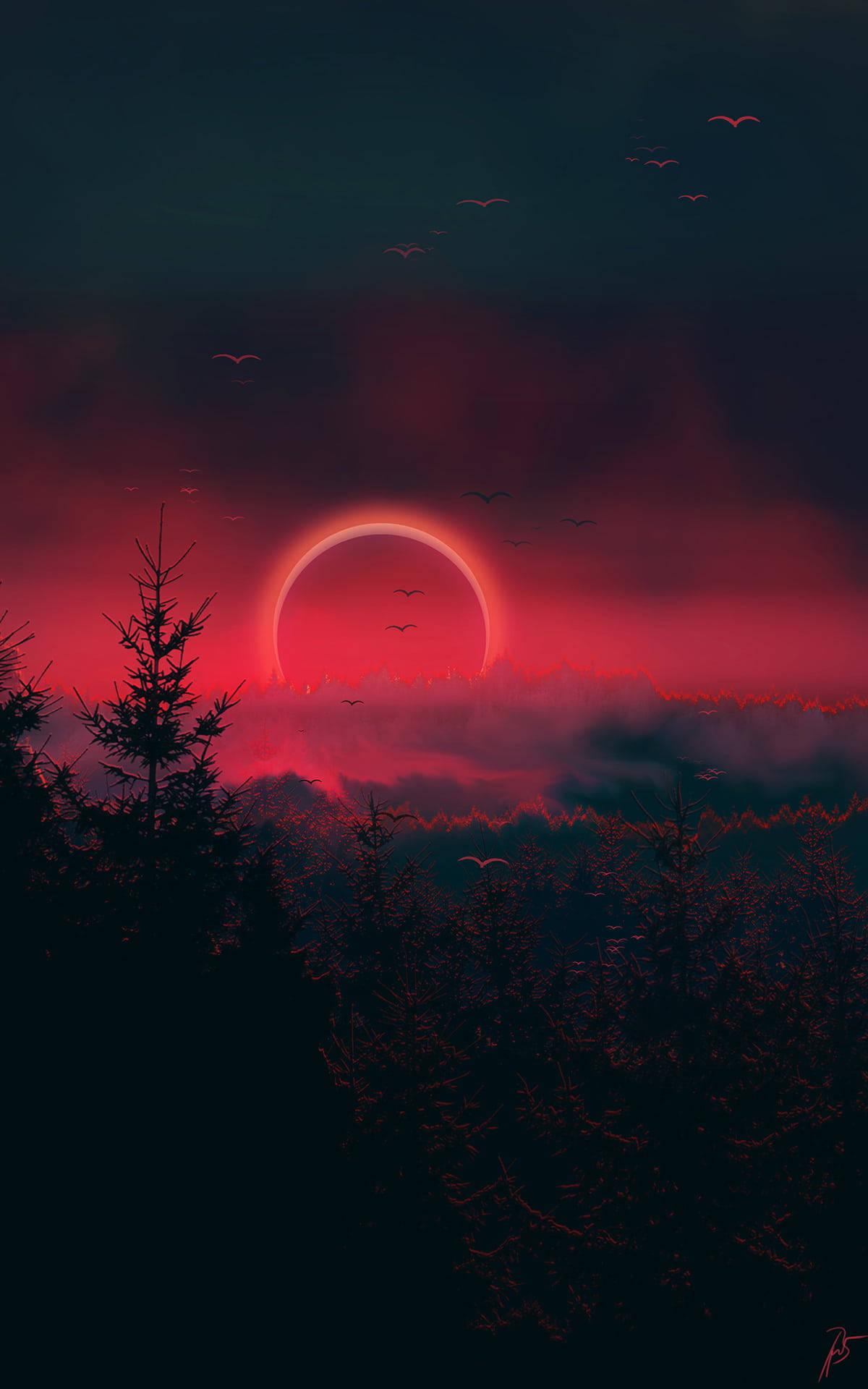 Red Eclipse Wallpapers - Top Free Red Eclipse Backgrounds - WallpaperAccess