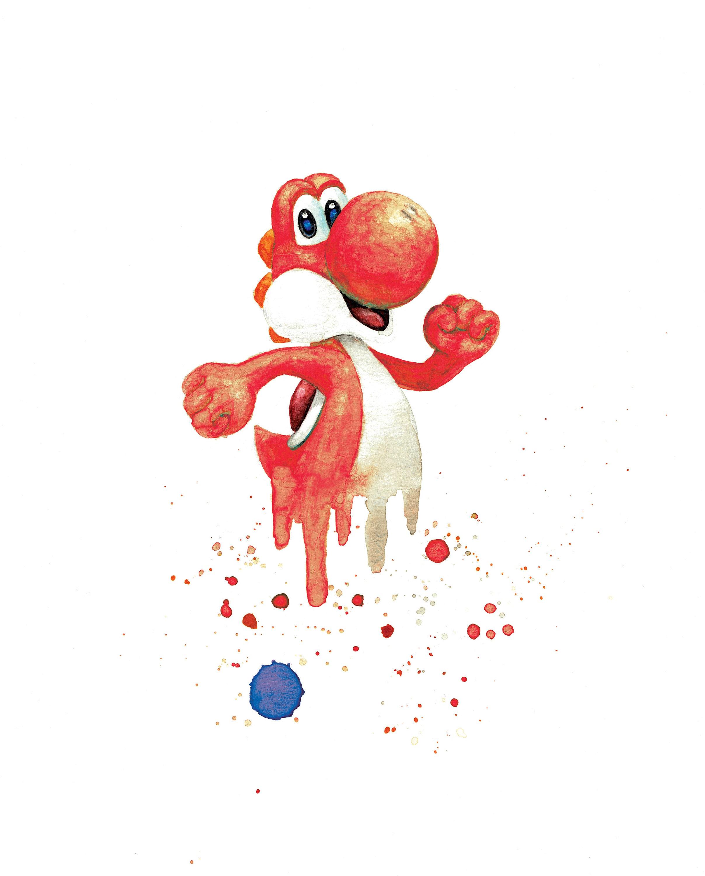 Red Yoshi Wallpapers - Top Free Red Yoshi Backgrounds - WallpaperAccess
