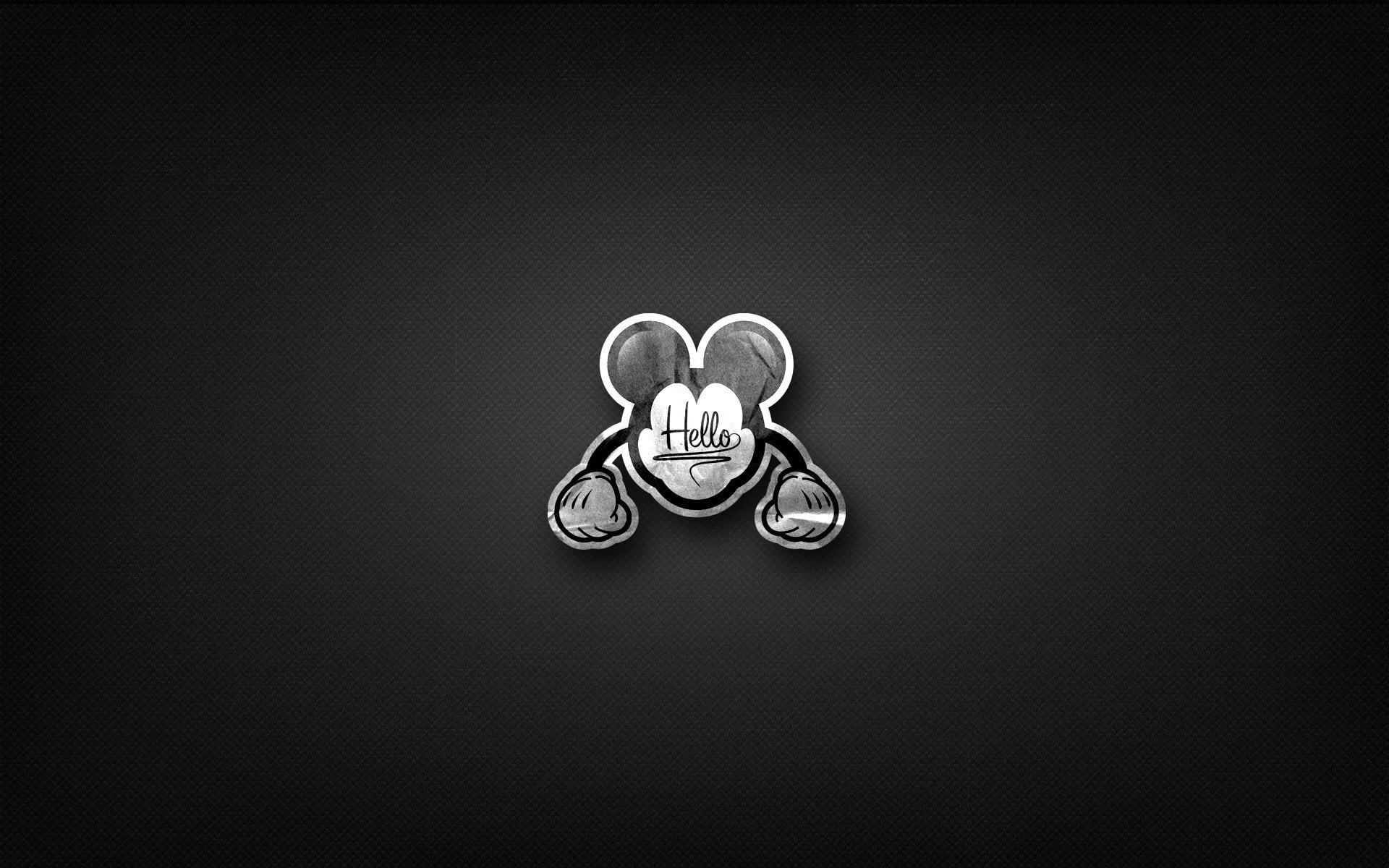 Mickey Mouse Black Wallpapers - Top Free Mickey Mouse Black Backgrounds - WallpaperAccess