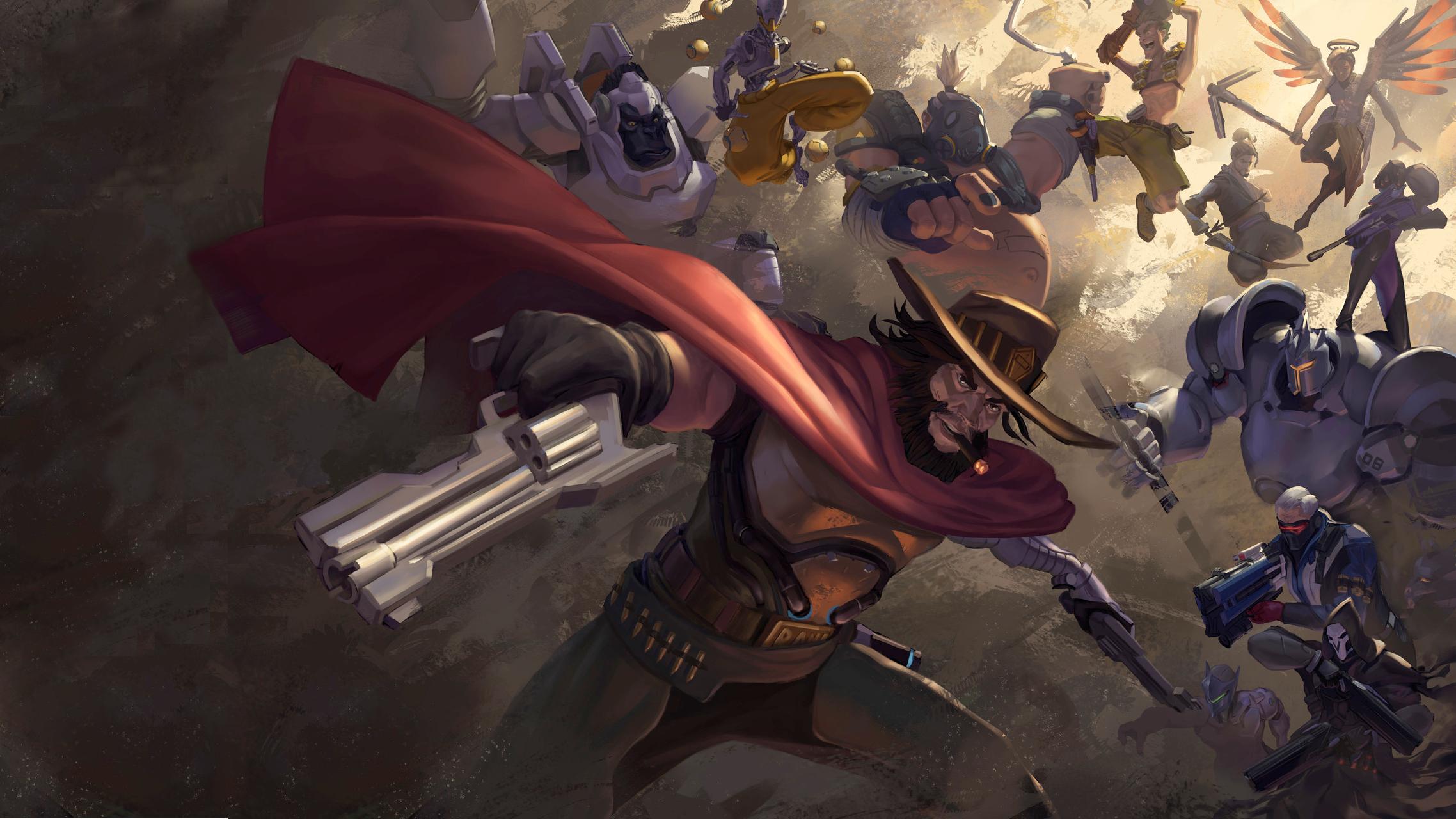 Mercy and Genji Wallpapers - Top Free Mercy and Genji Backgrounds ...