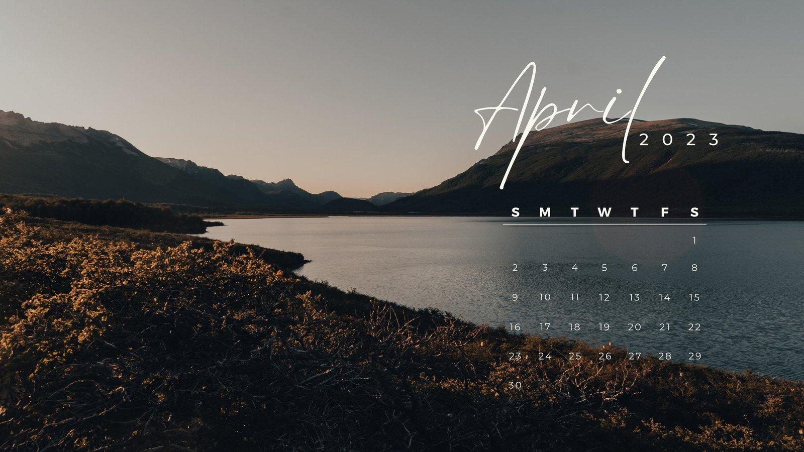 April 2023 Calendar Wallpapers - Top Free April 2023 Calendar ...