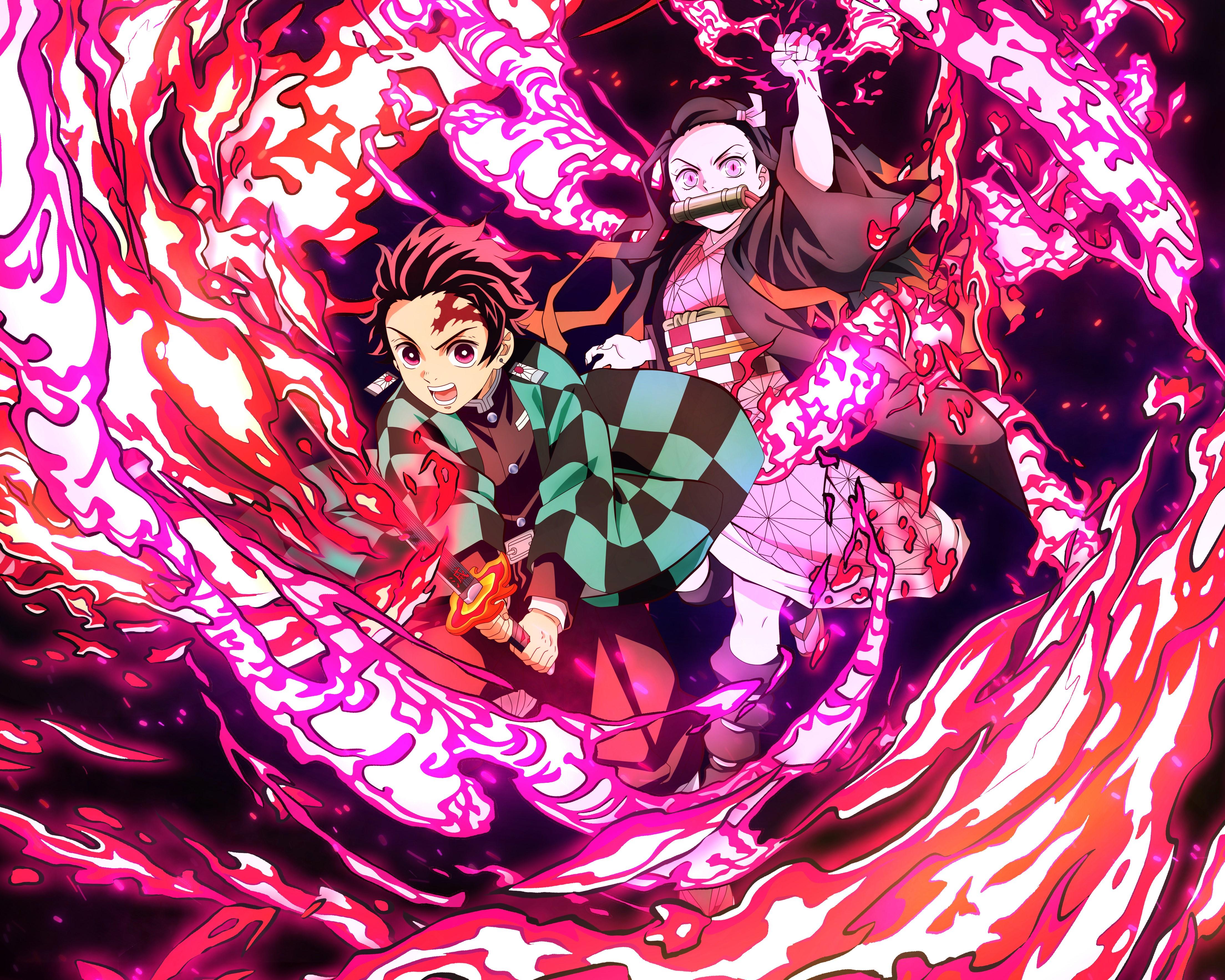 Demon Slayer Tanjiro and Nezuko Wallpapers - Top Free Demon Slayer ...