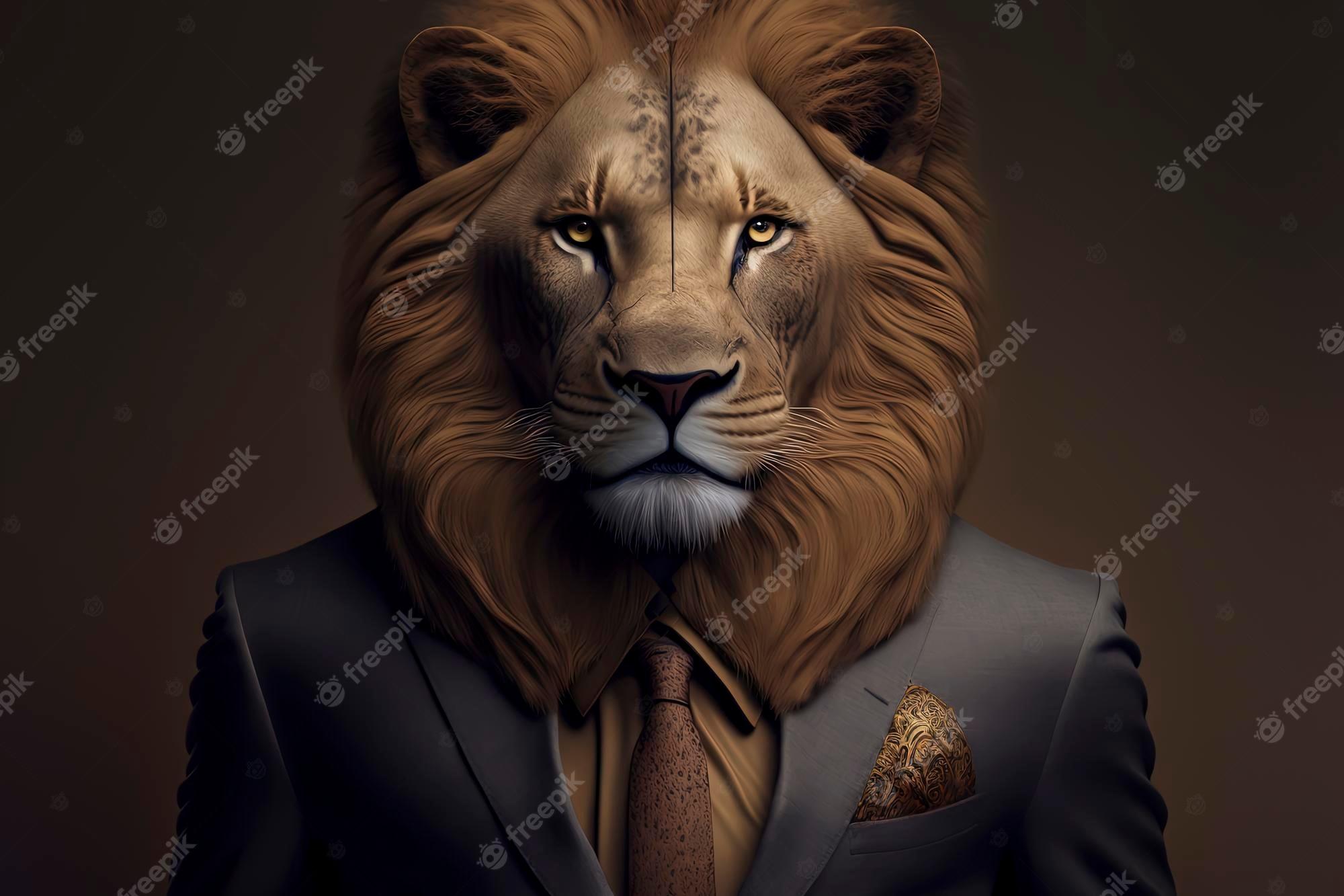 Lion In Suit Wallpapers - Top Free Lion In Suit Backgrounds ...