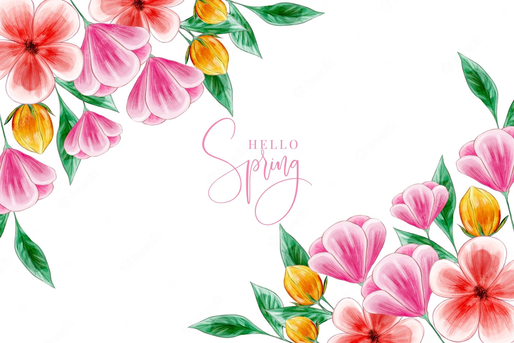 Spring Drawing Wallpapers - Top Free Spring Drawing Backgrounds ...