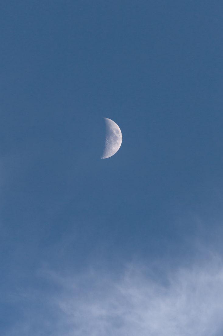 Blue Sky Moon Wallpapers - Top Free Blue Sky Moon Backgrounds ...