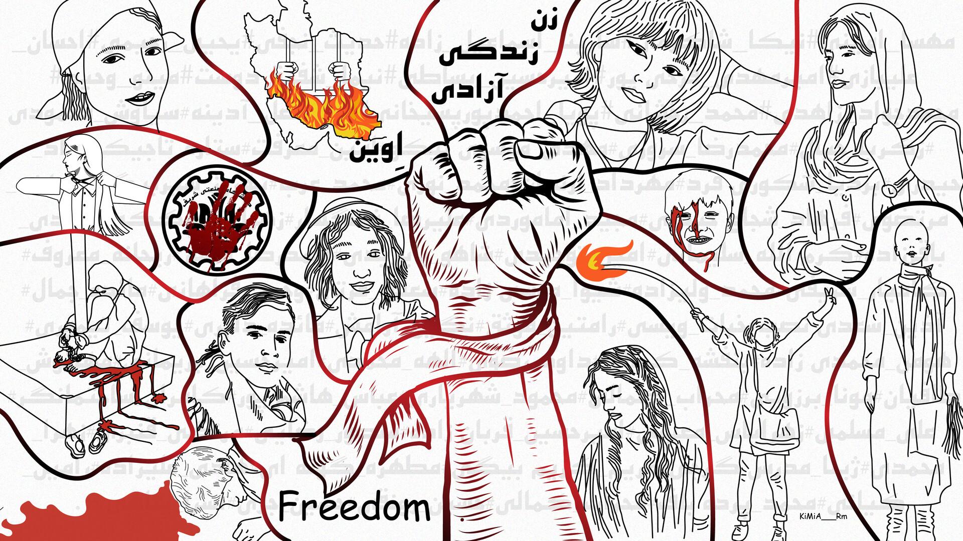 Woman Life Freedom Wallpapers - Top Free Woman Life Freedom Backgrounds ...