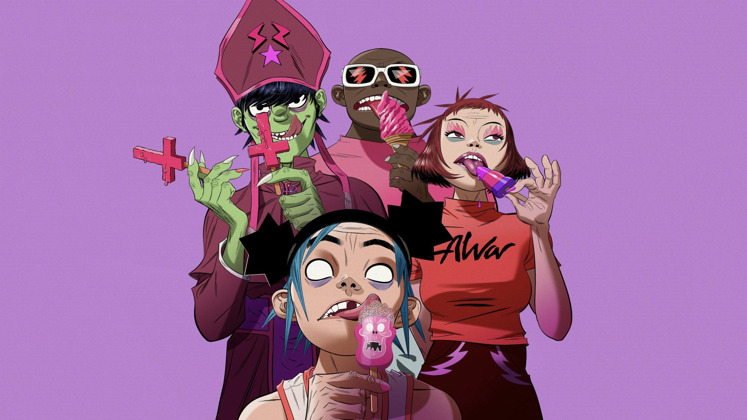 Gorillaz 2560x1440 Wallpapers - Top Free Gorillaz 2560x1440 Backgrounds ...