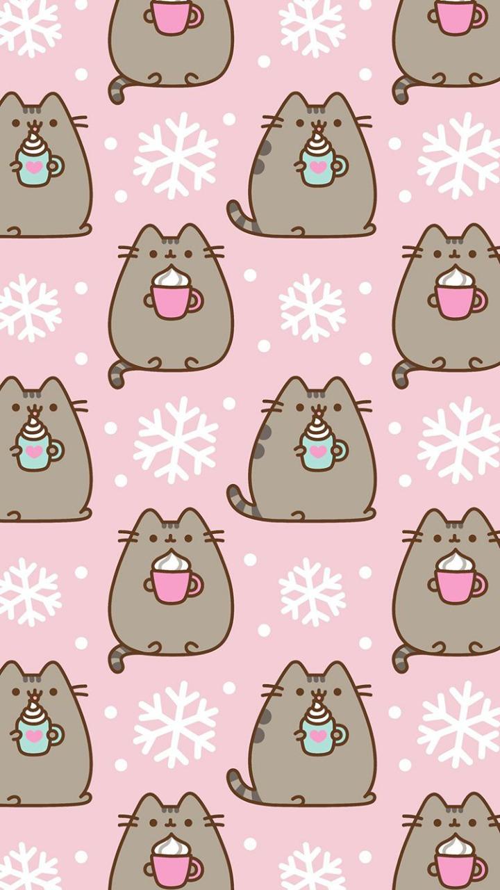 Pusheen Winter Wallpapers - Top Free Pusheen Winter Backgrounds ...