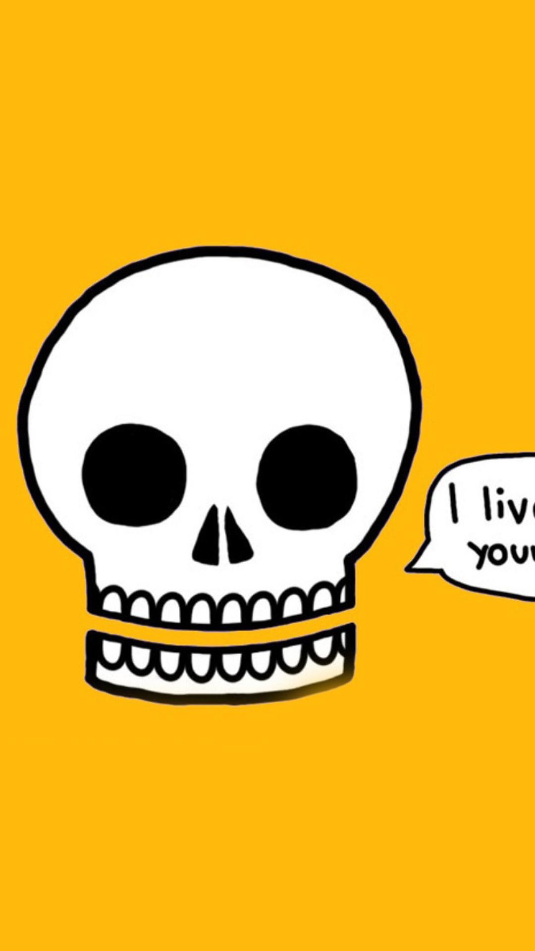 Cartoon Skull Wallpapers - Top Free Cartoon Skull Backgrounds ...