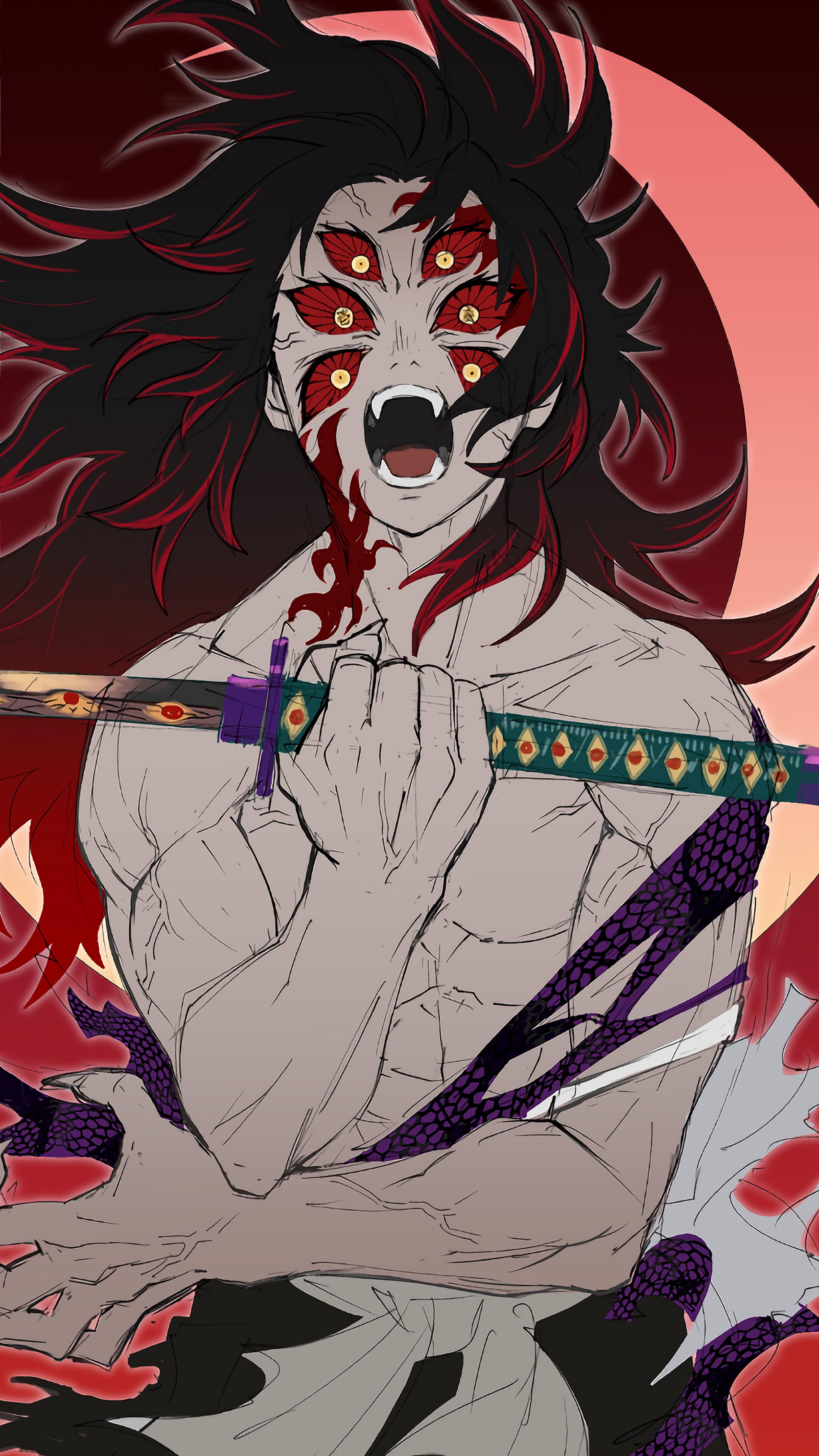 Demon Slayer Kokushibou Wallpapers - Top Free Demon Slayer Kokushibou ...