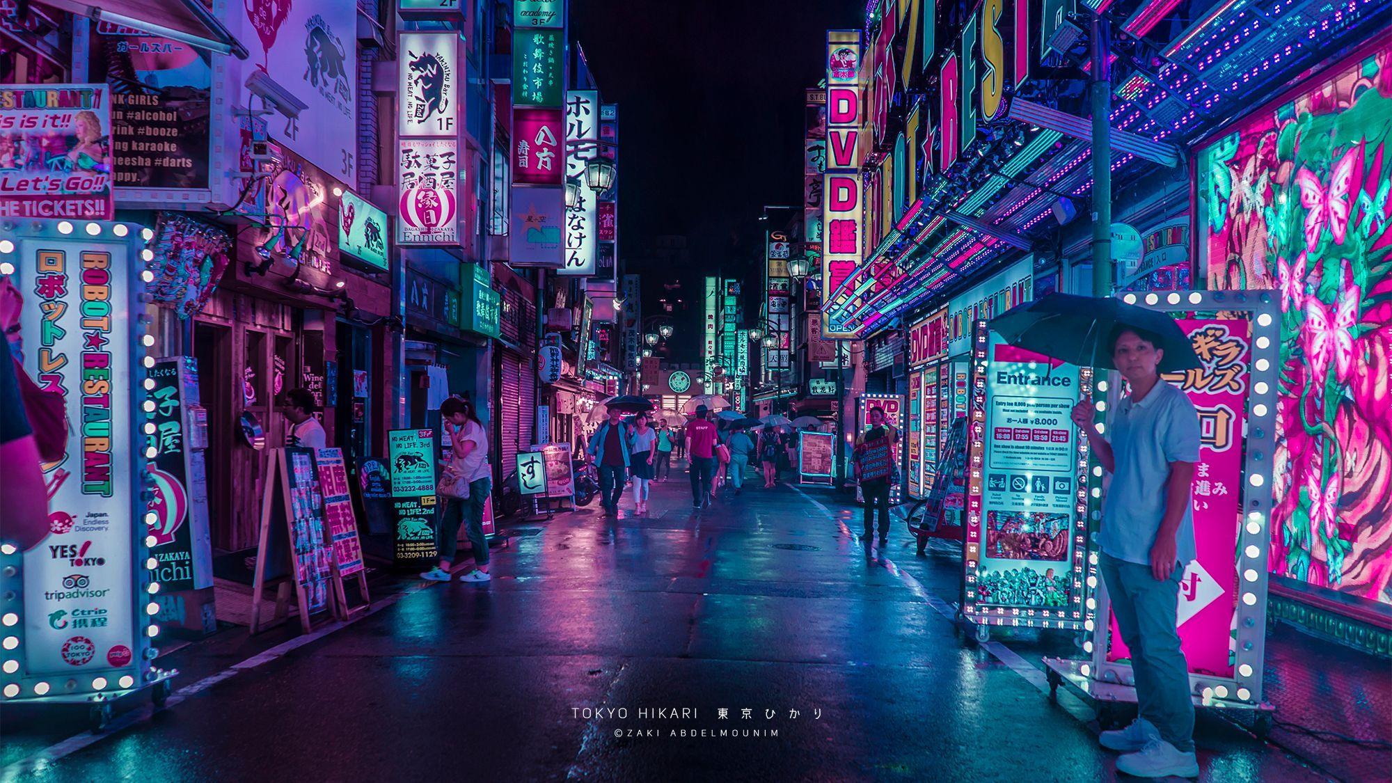 Tokyo Neon Lights Wallpapers - Top Free Tokyo Neon Lights Backgrounds ...