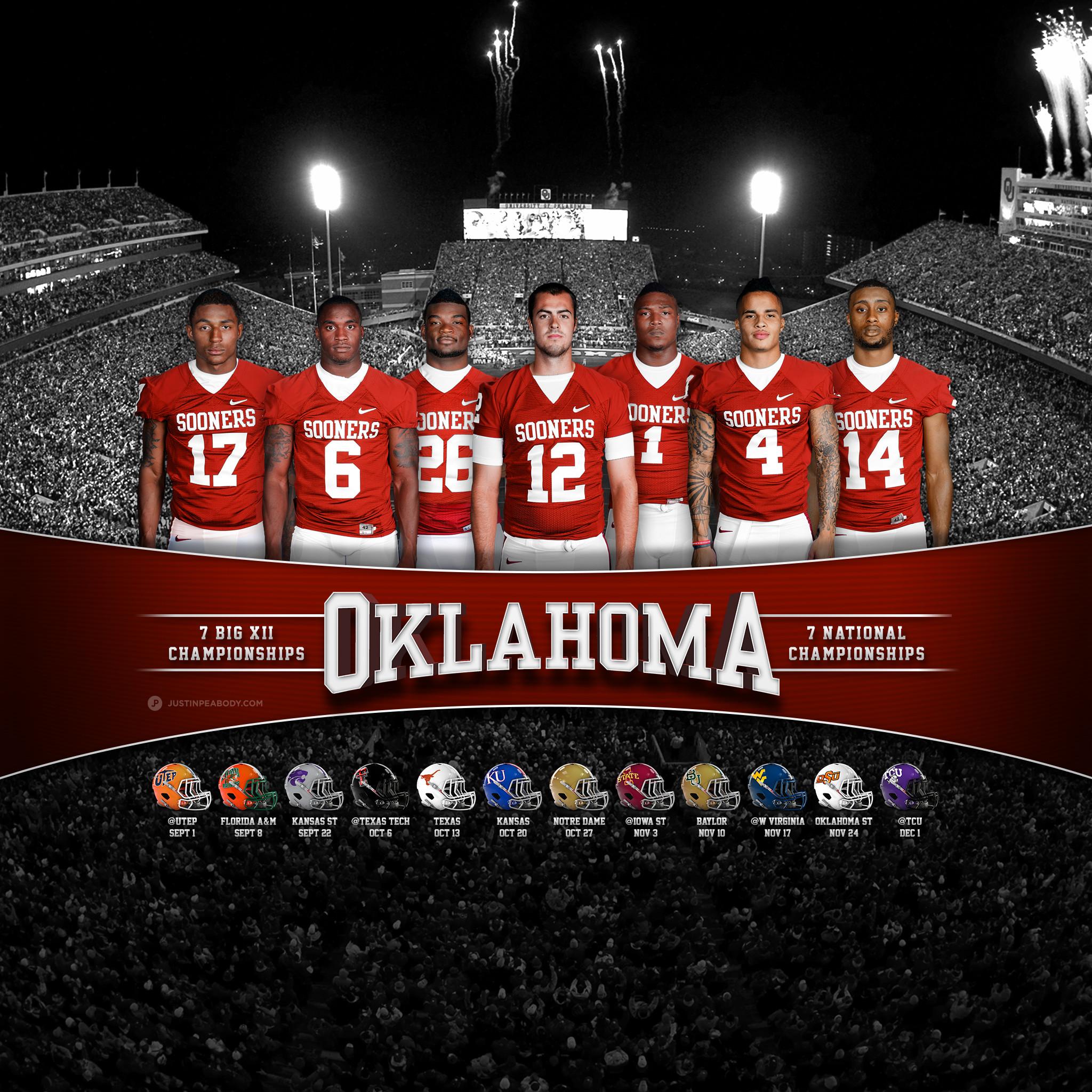 Oklahoma Football Wallpapers - Top Free Oklahoma Football Backgrounds ...