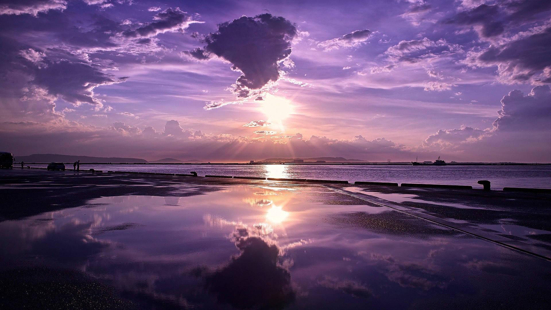 Purple Beach Desktop Wallpapers - Top Free Purple Beach Desktop ...