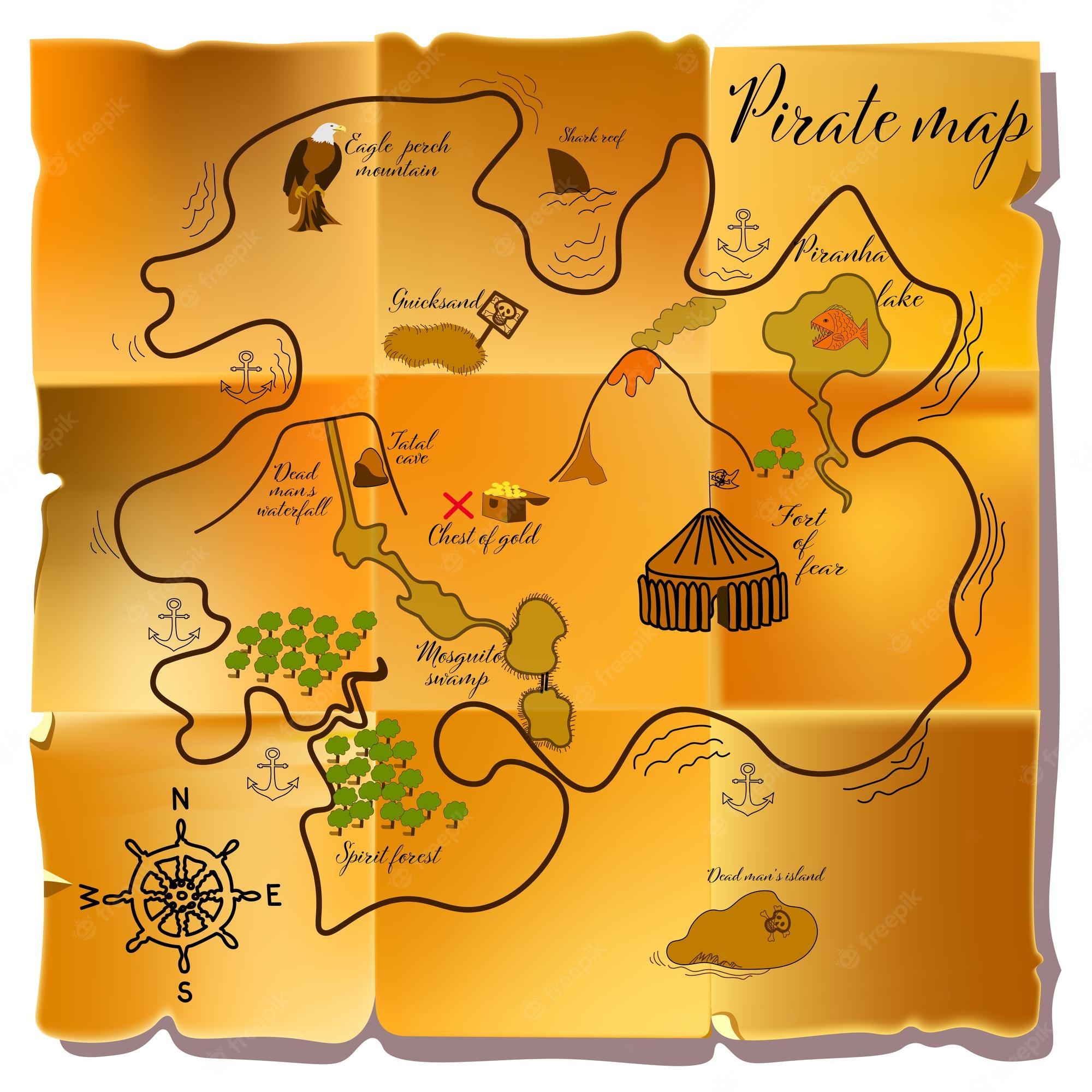 Pirate Treasure Map Wallpapers - Top Free Pirate Treasure Map Backgrounds - WallpaperAccess