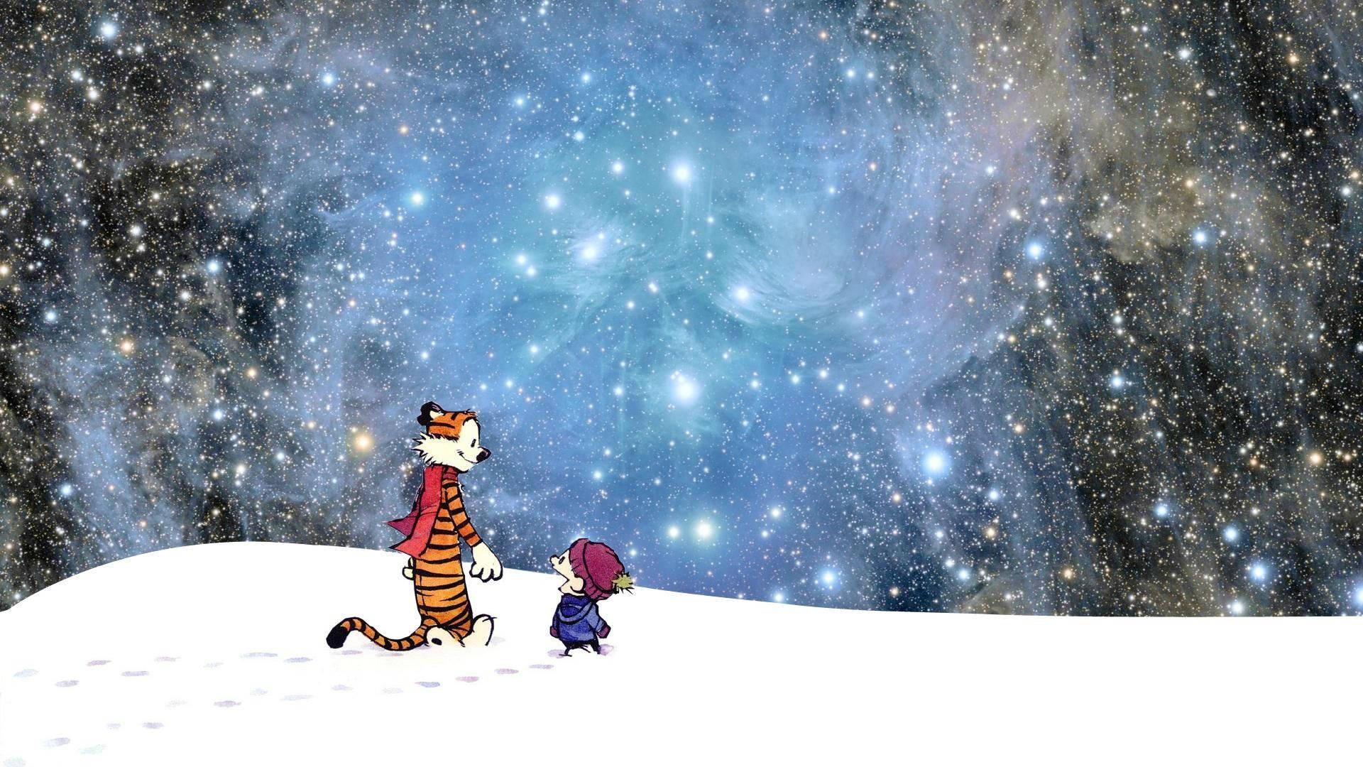 Calvin and Hobbes Galaxy Wallpapers - Top Free Calvin and Hobbes Galaxy ...