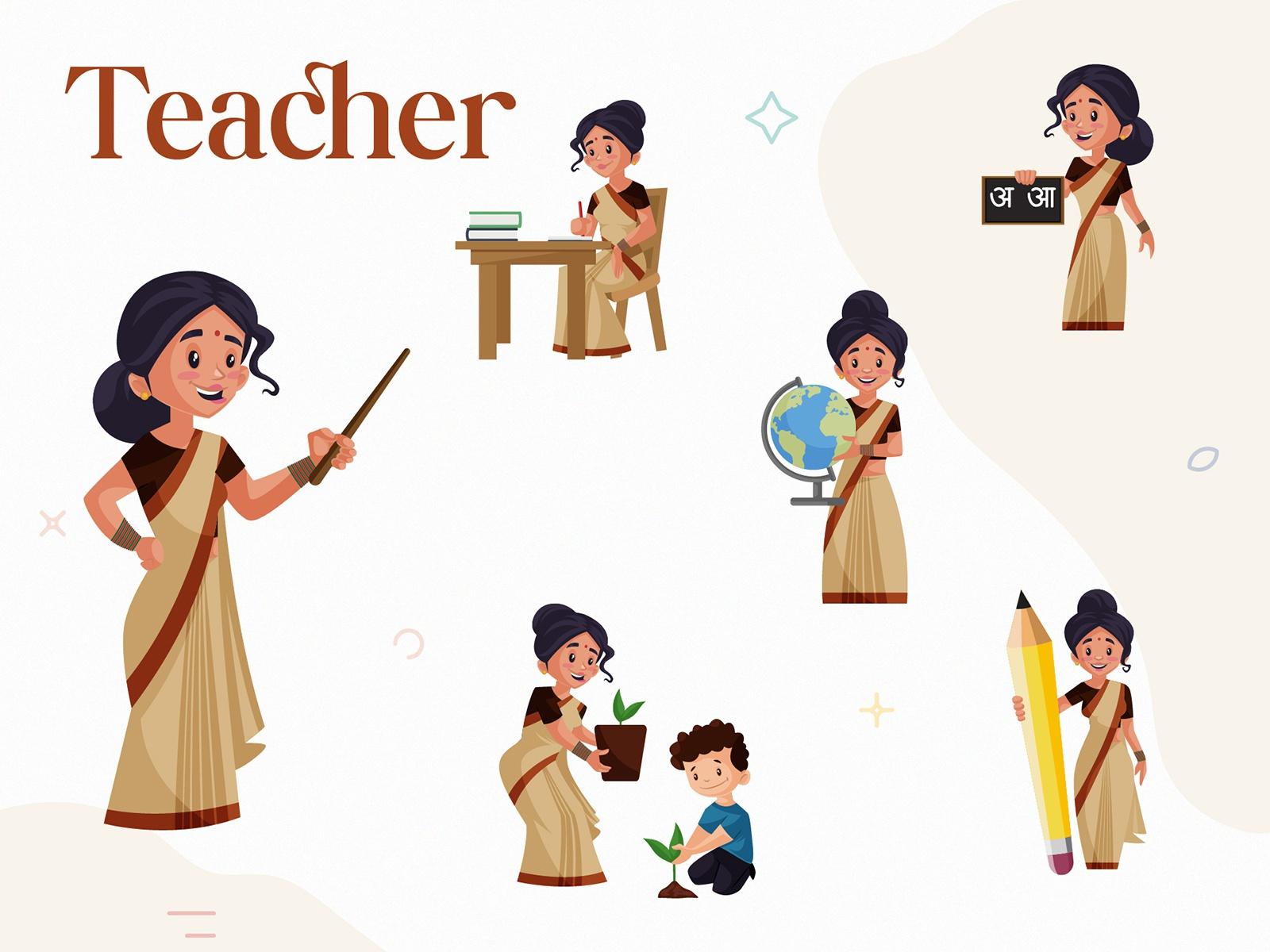 Teacher Cartoon Wallpapers - Top Free Teacher Cartoon Backgrounds ...