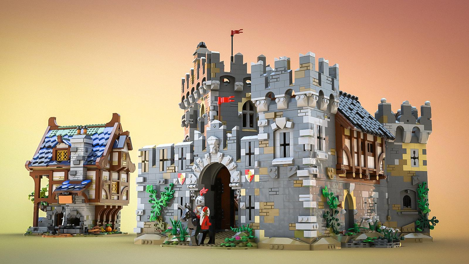 LEGO Castle Wallpapers - Top Free LEGO Castle Backgrounds - WallpaperAccess