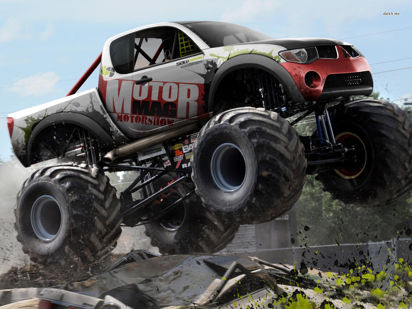 Monster Car Wallpapers - Top Free Monster Car Backgrounds - WallpaperAccess