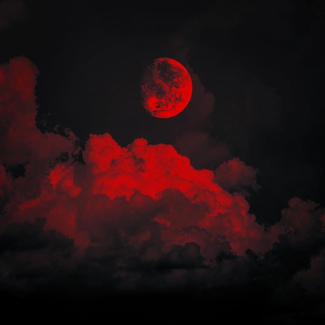 Dark Red Moon Wallpapers - Top Free Dark Red Moon Backgrounds ...