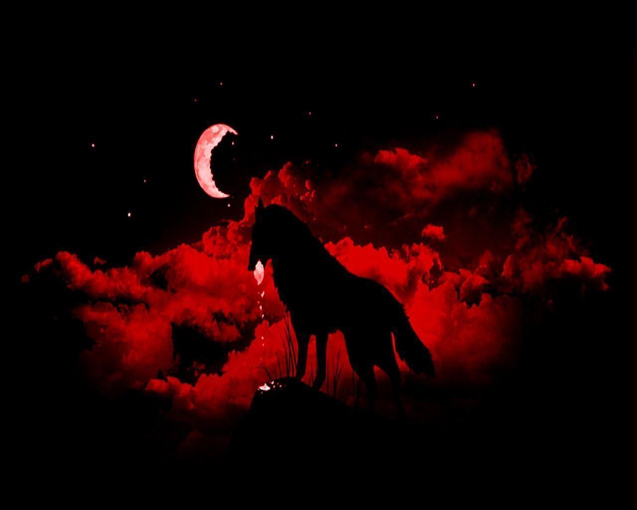 Dark Red Moon Wallpapers - Top Free Dark Red Moon Backgrounds ...