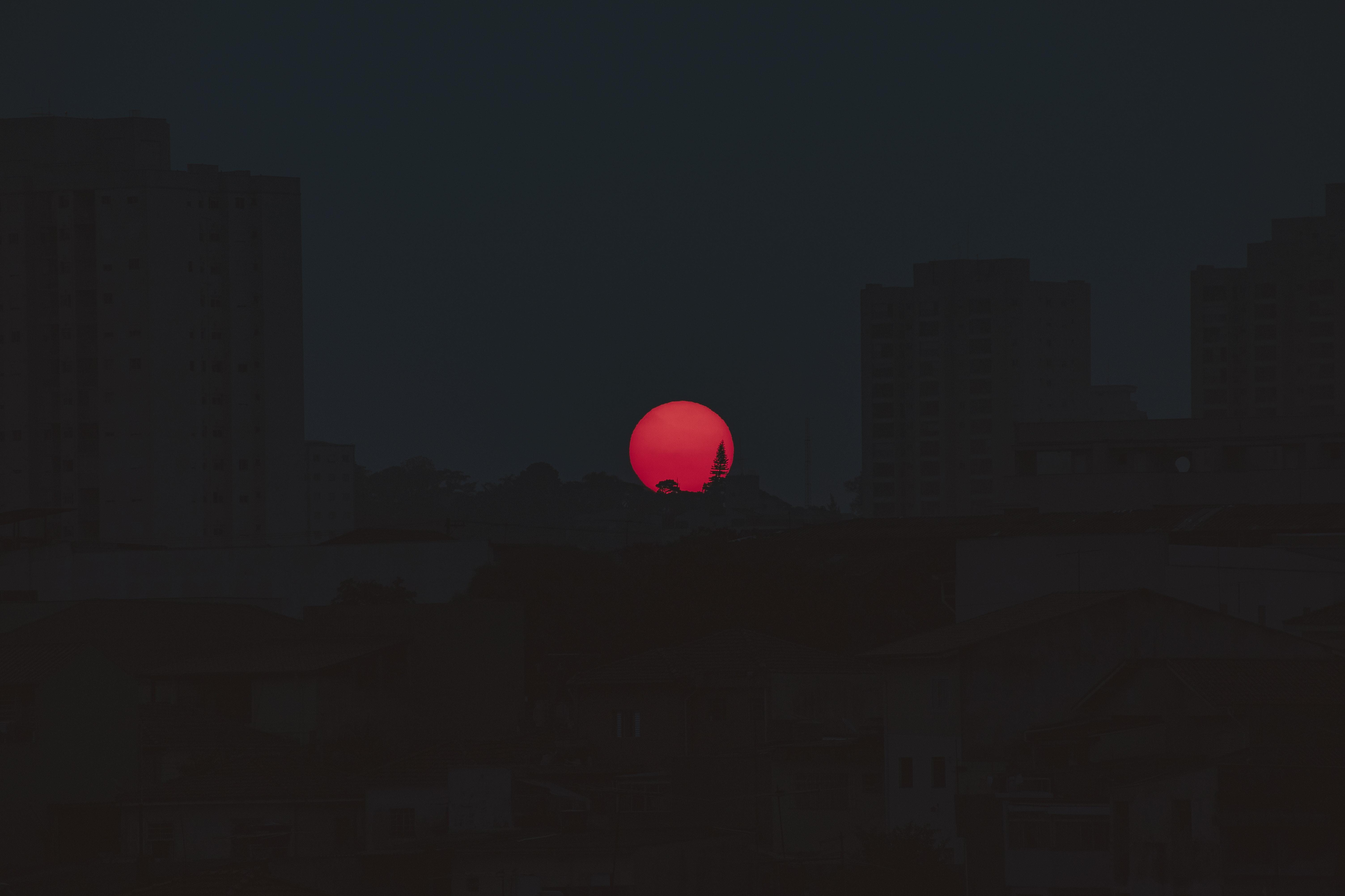 Dark Red Moon Wallpapers - Top Free Dark Red Moon Backgrounds ...