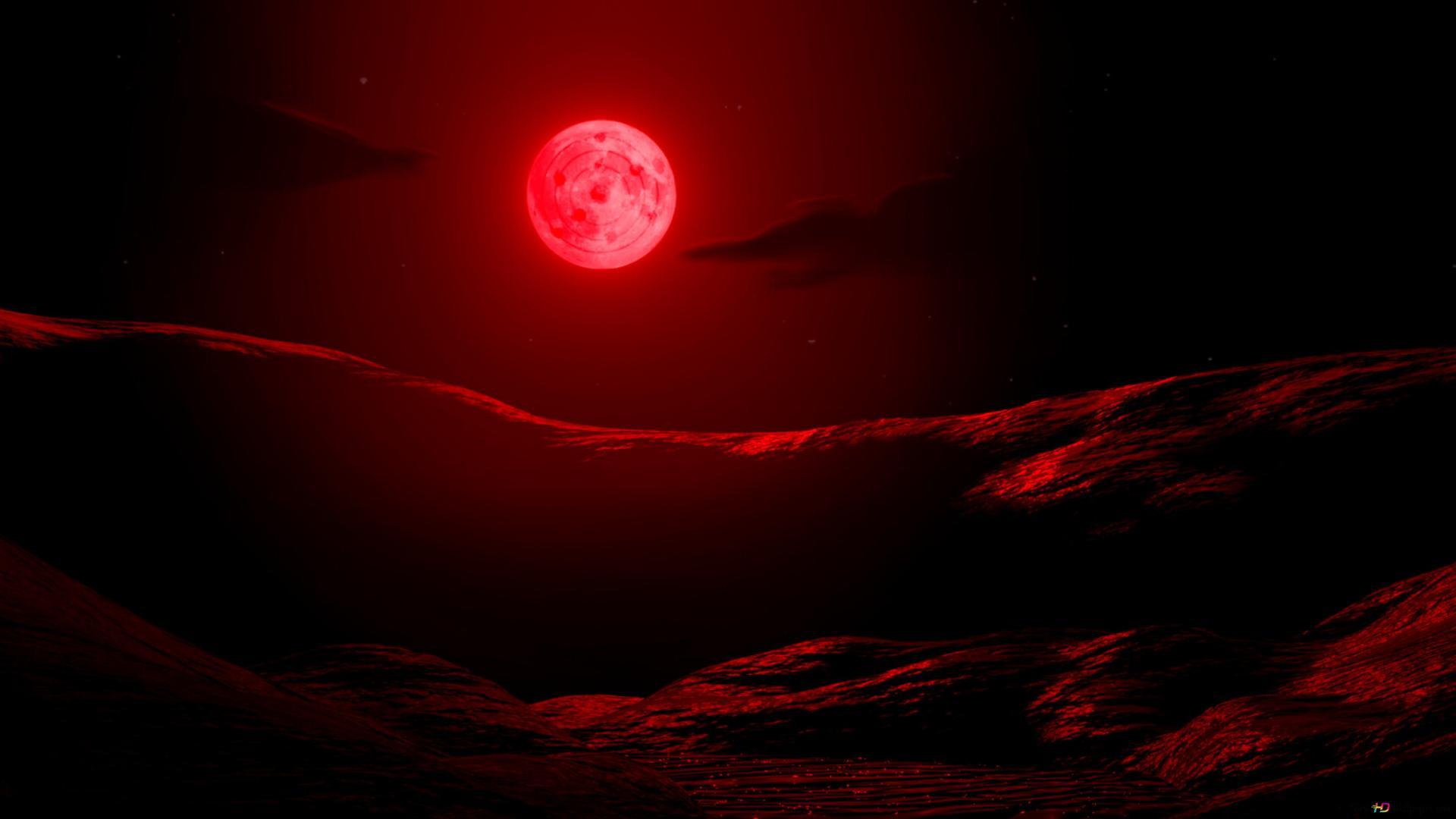 Dark Red Moon Wallpapers - Top Free Dark Red Moon Backgrounds - WallpaperAccess