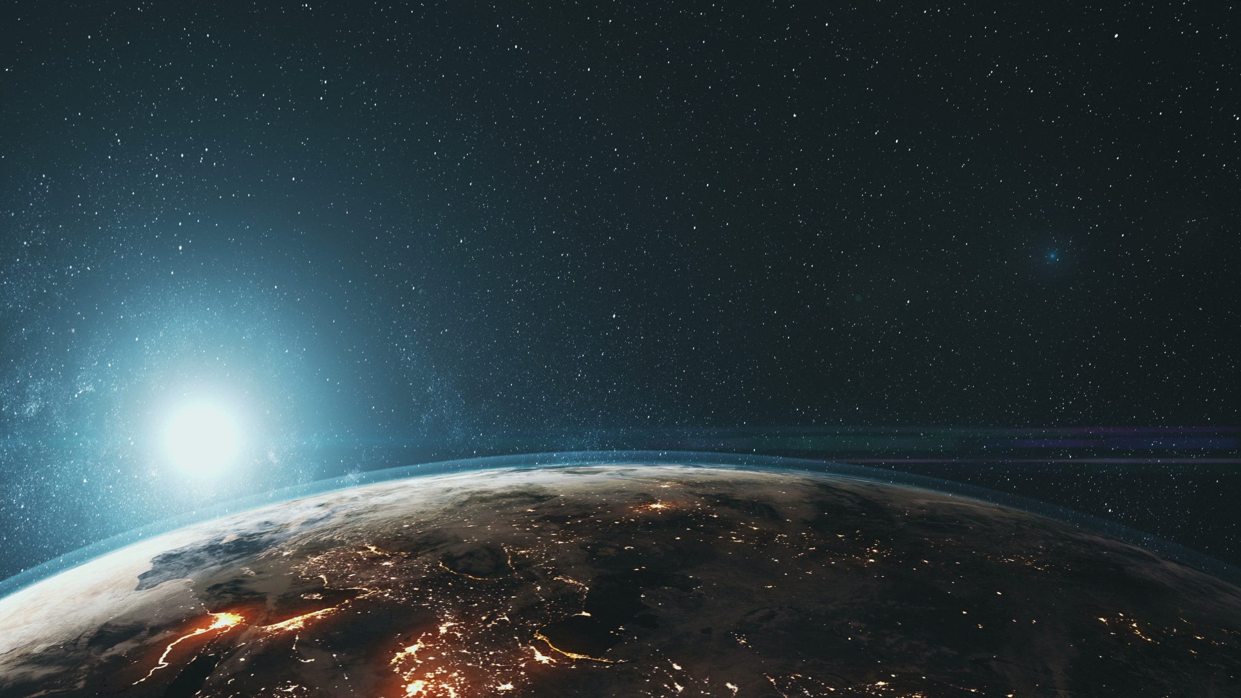 Earth Night Space Wallpapers - Top Free Earth Night Space Backgrounds ...