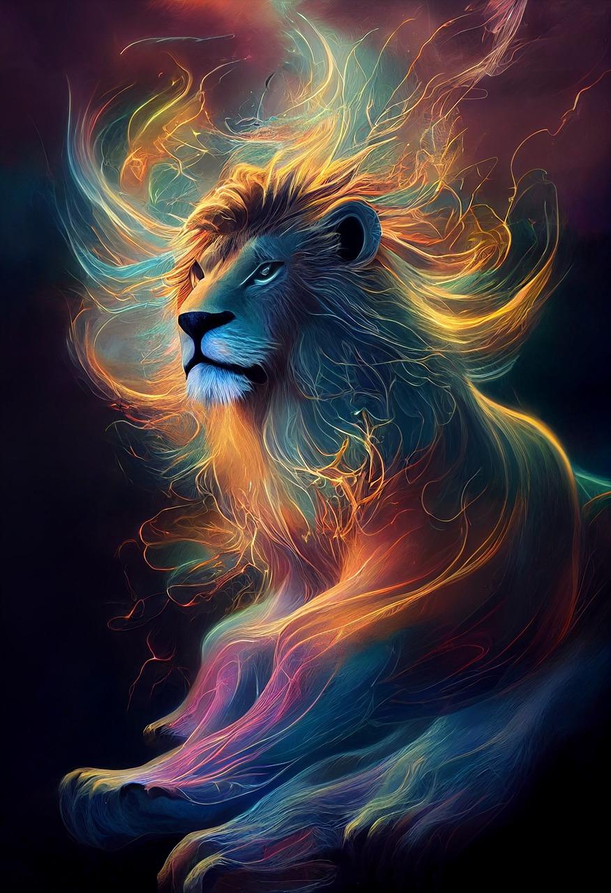 Cosmic Lion Wallpapers - Top Free Cosmic Lion Backgrounds - WallpaperAccess