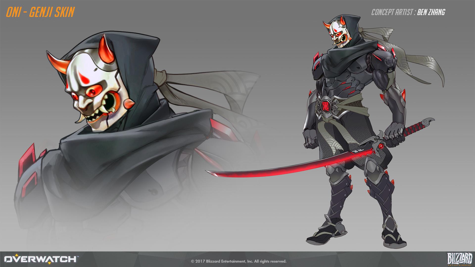 Oni Genji Wallpapers - Top Free Oni Genji Backgrounds - WallpaperAccess