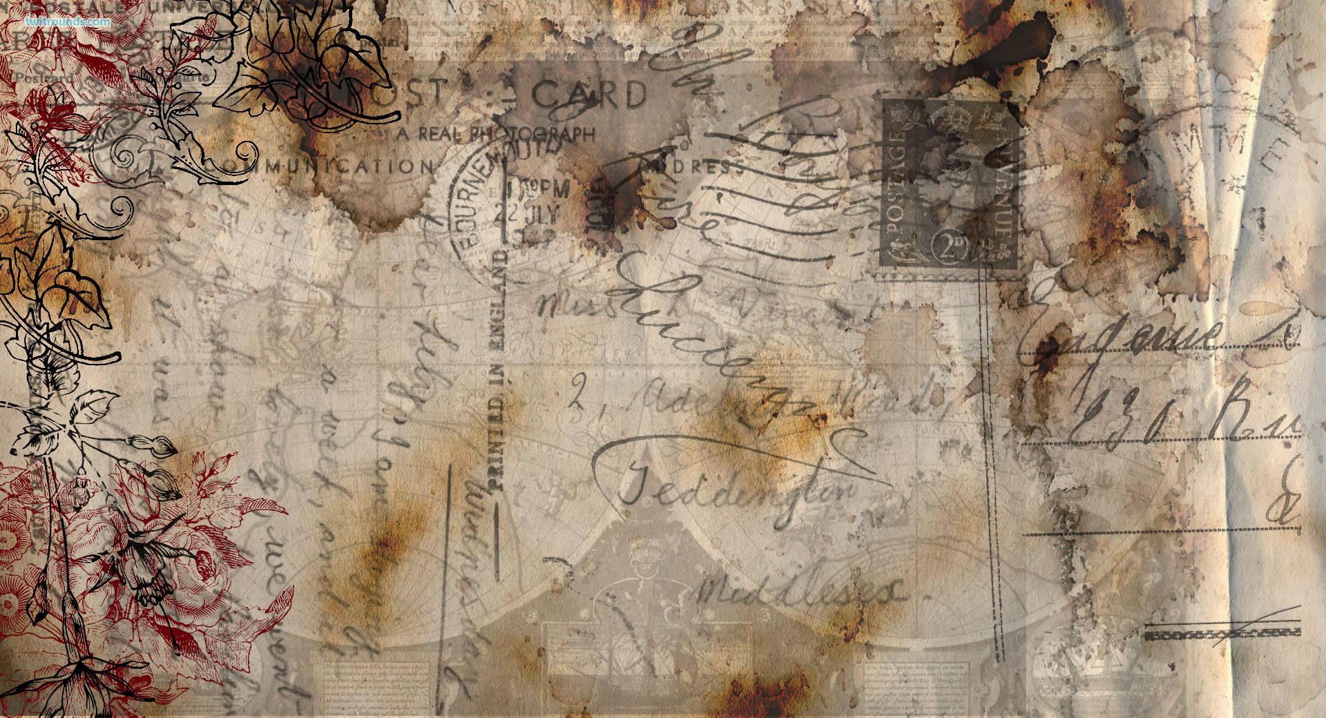 Vintage Postcard Wallpapers - Top Free Vintage Postcard Backgrounds ...