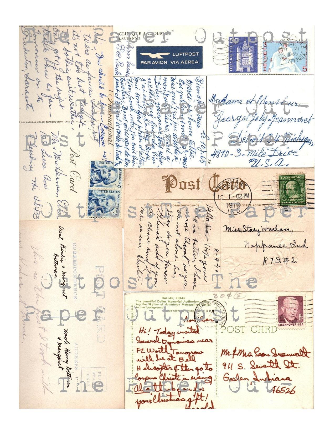 Vintage Postcard Wallpapers - Top Free Vintage Postcard Backgrounds ...