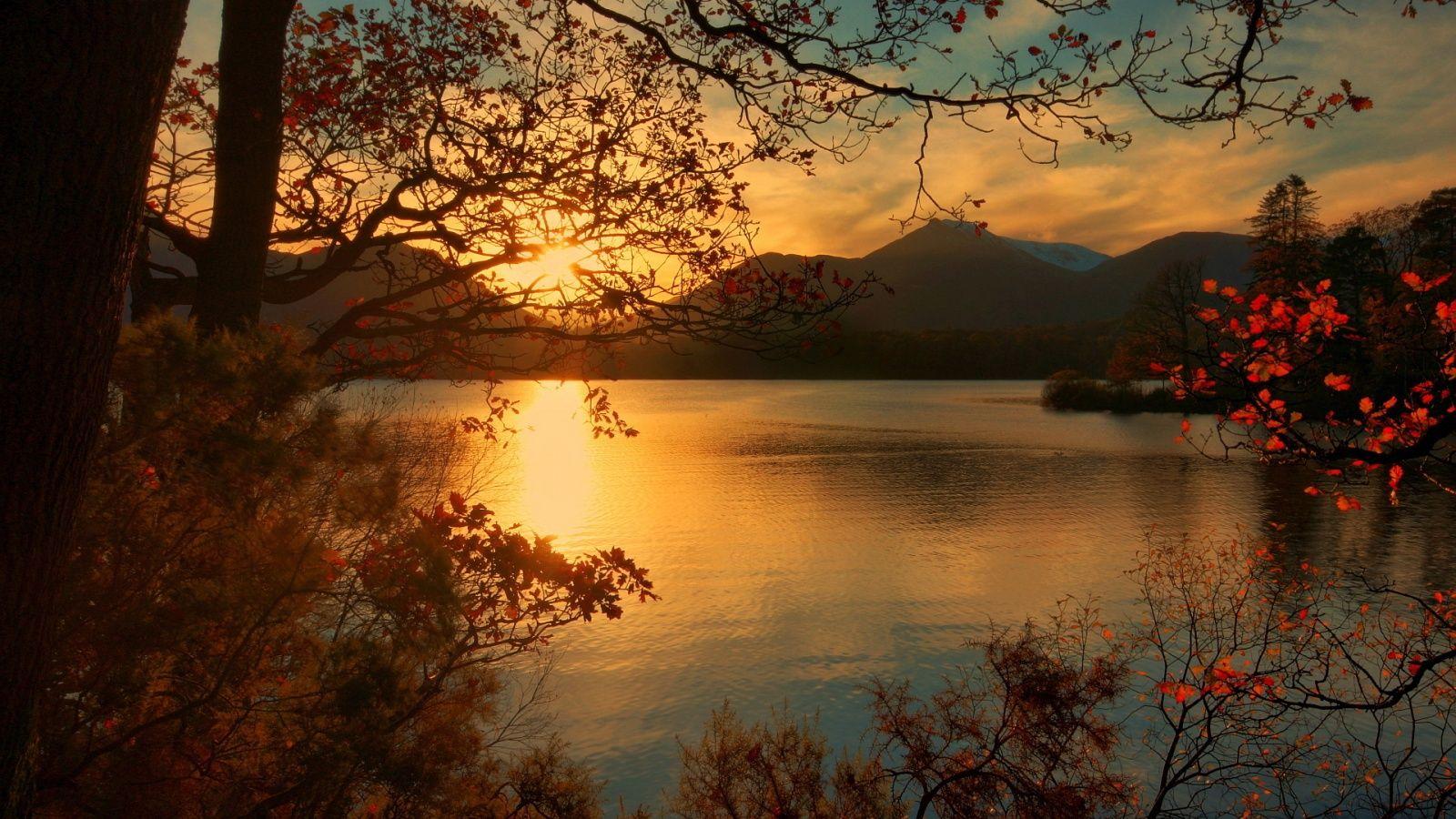 Autumn Sunset HD Wallpapers - Top Free Autumn Sunset HD Backgrounds ...
