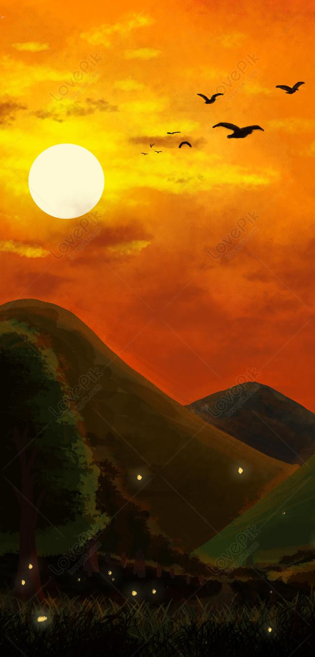 Mountain Sunset Phone Wallpapers - Top Free Mountain Sunset Phone ...